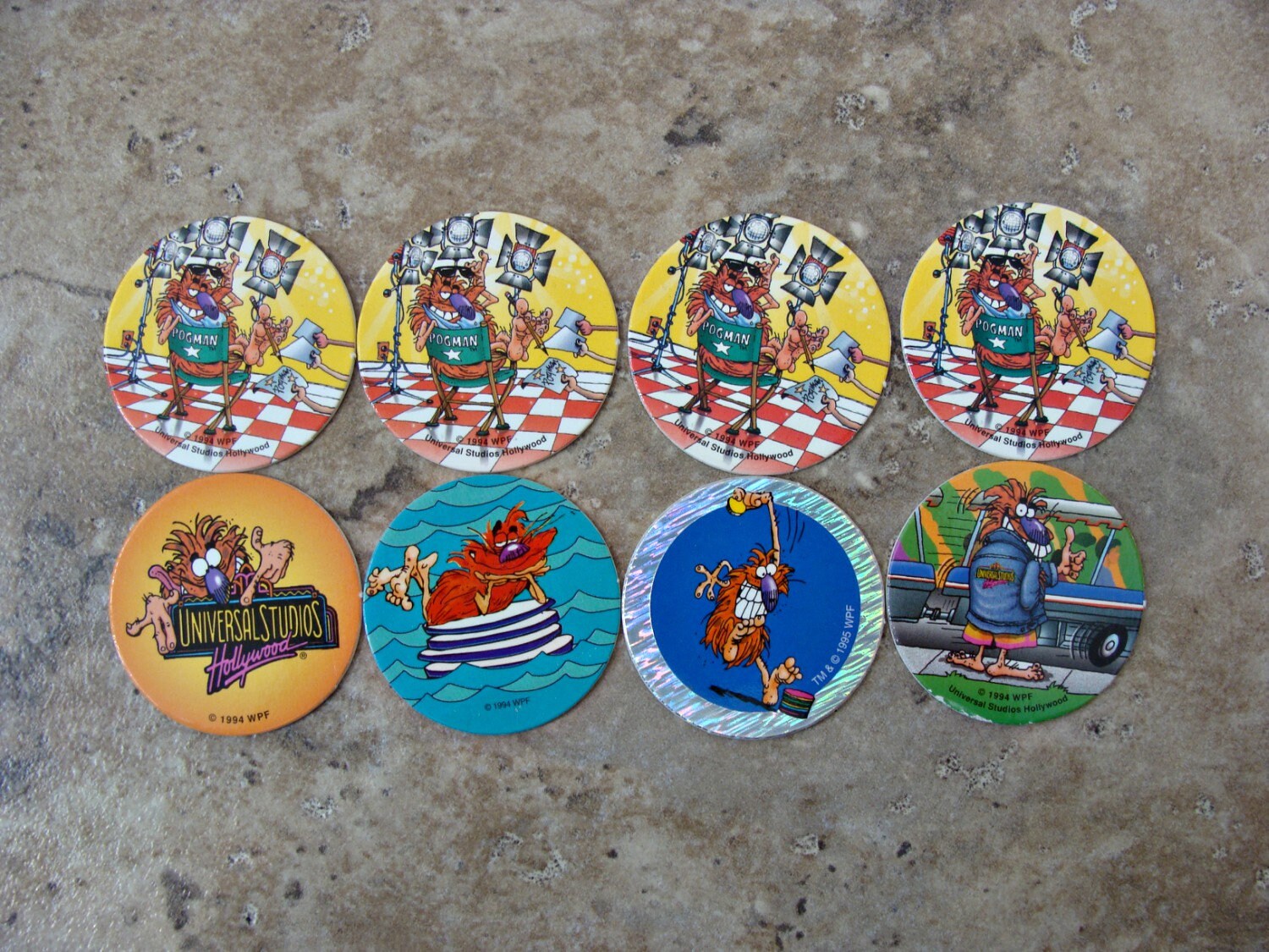 1994 & 1995 / Pog Man Pogs / EIGHT POGS / WPF / 6 McDonalds - Etsy.de