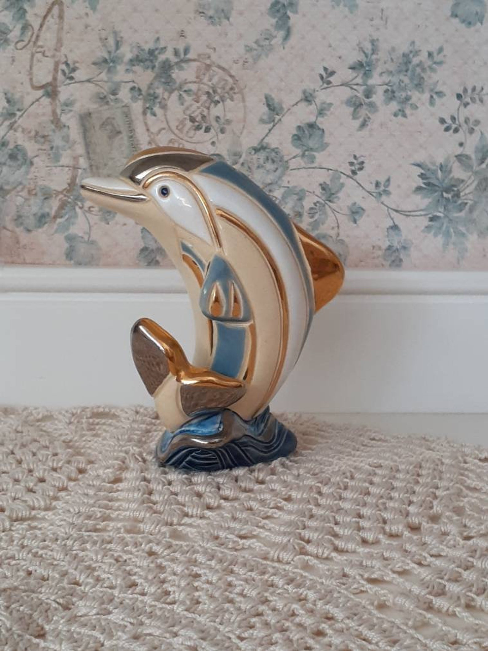 Vintage / Dolphin / Derosa Rinconada / Hand Crafted / Ceramic - Etsy