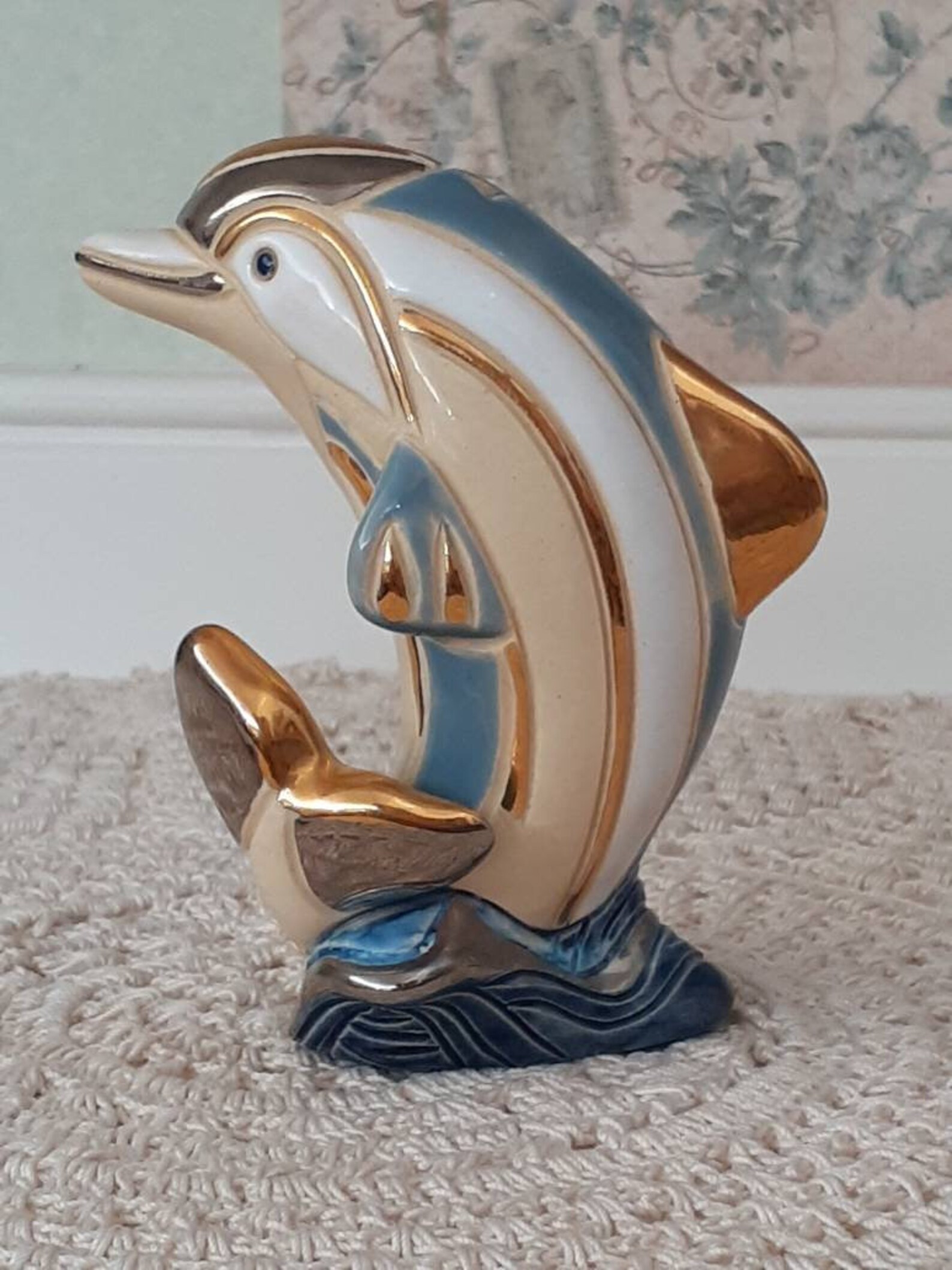 Vintage / Dolphin / Derosa Rinconada / Hand Crafted / Ceramic - Etsy