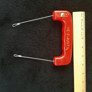 1970 / E-Z JUST / Model Airplane Control Line Handle / 5 Line Spread ...