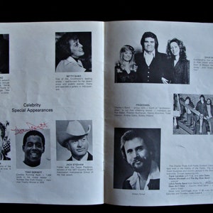 1978 / Charley Pride / Golf Fiesta / Autograph Collection / Fund Raiser ...