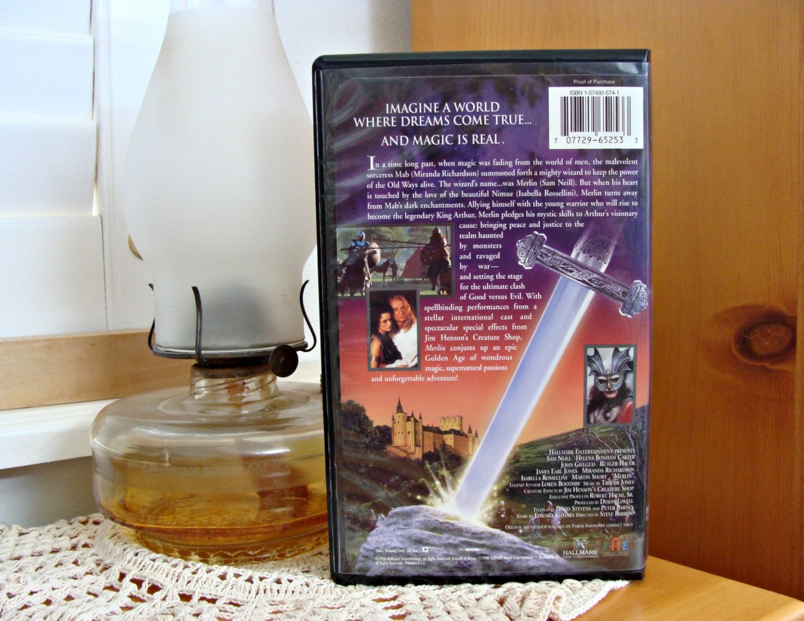 1998 / Merlin / VHS 96525 / Movie / Hallmark Entertainment / - Etsy