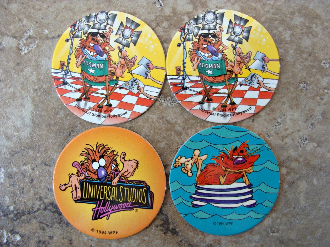 1994 & 1995 / Pog Man Pogs / EIGHT POGS / WPF / 6 McDonalds | Etsy