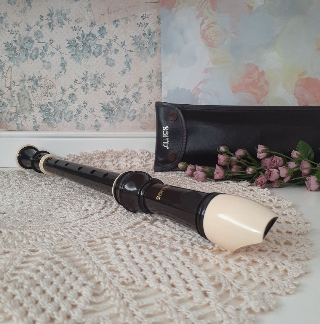 Vintage / Aulos / Recorder / Music Wind Instrument / Model No 209 / Original Snap Case ...
