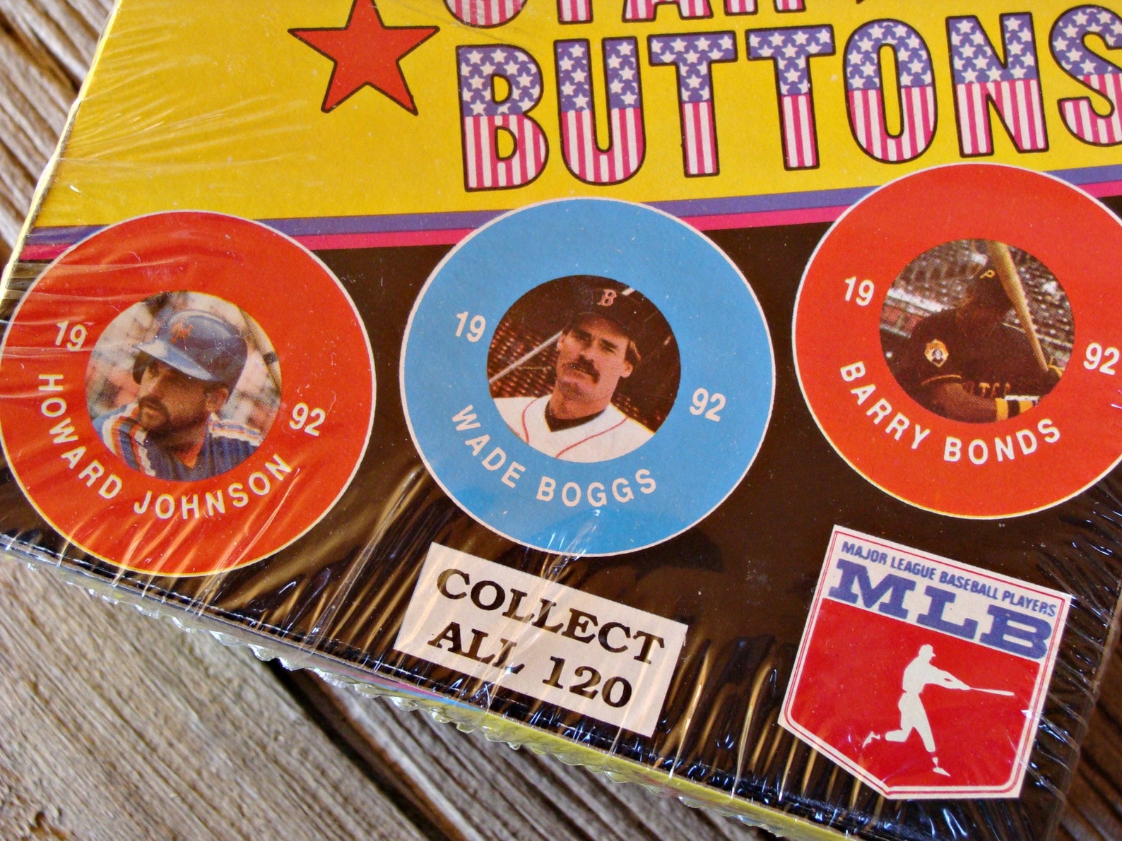 1992 / Major League Baseball / MLB / Baseball Star Buttons / JKA / Made ...