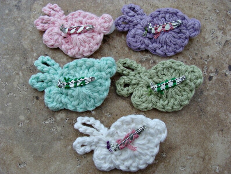 Easter / Rabbits / Pins Set of Five 5 / Bunny / Rabbit / Pin - Etsy