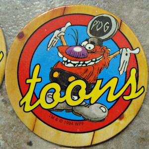 1994 / Two (2) Pogman Toons # 69 & Two (2) Toons #68 / World Pog ...
