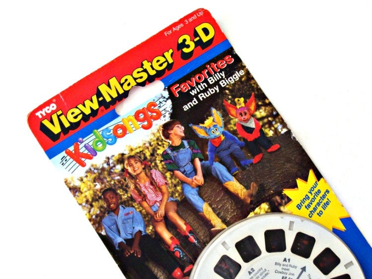 1994 Kidsongs Favorites Billy and Ruby Biggle VINTAGE View-Master Reels ...
