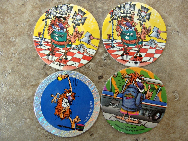 1994 & 1995 / Pog Man Pogs / EIGHT POGS / WPF / 6 McDonalds | Etsy