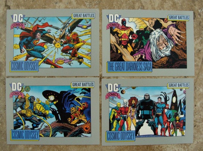 8 DC Comics Trading Cards 1992 Series 1 GREAT BATTLES 157 | Etsy