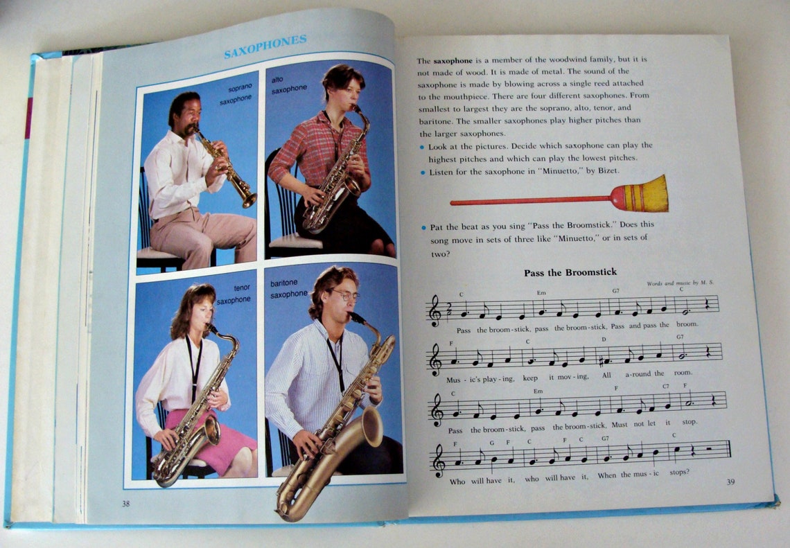 1988 / MUSIC AND YOU / Macmillan / Elementary Textbook / - Etsy UK