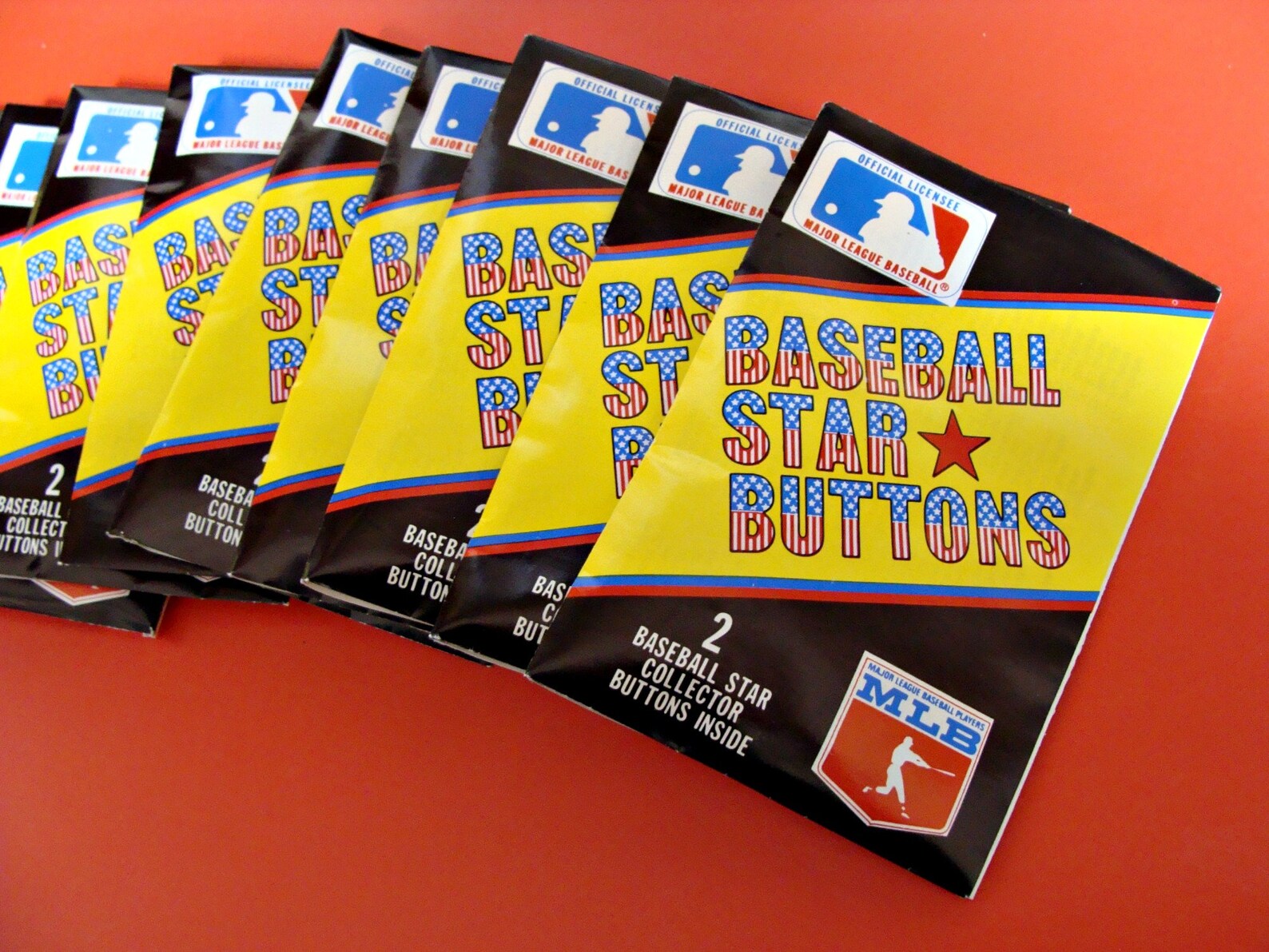 1992 / Major League Baseball / MLB / Baseball Star Buttons / Made in ...