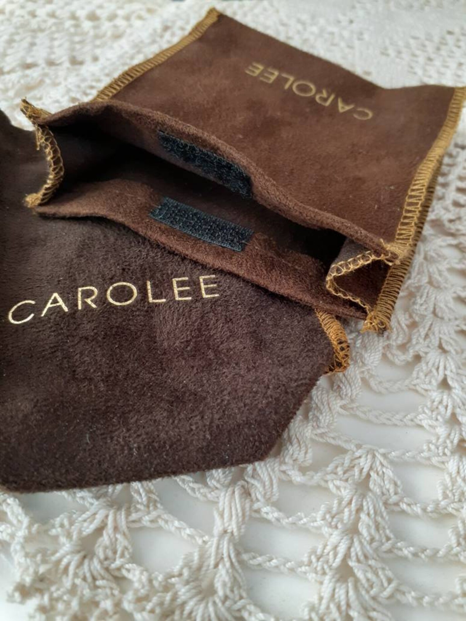 Vintage / CAROLEE / Genuine CAROLEE Jewelry Presentation Pouches / Two ...