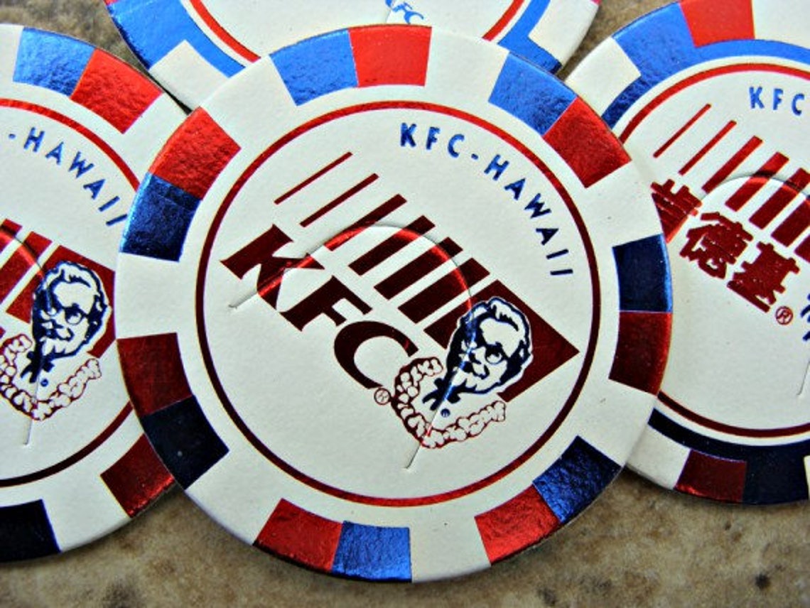1990s / Set of Four 4 KFC Kentucky Fried Chicken Pogs / - Etsy