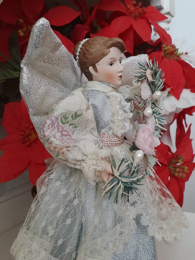 1980's / Victorian Style Angel Tree Topper / Vintage - Etsy