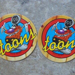 1994 / Two (2) Pogman Toons # 69 & Two (2) Toons #68 / World Pog ...