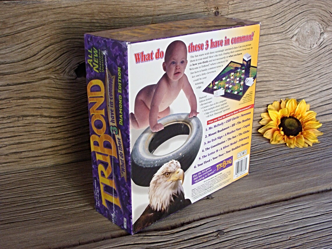 1998 / TRIBOND / Board Game / Diamond Edition / All New Questions ...