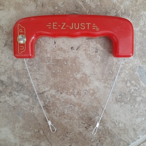 1970 / E-Z JUST / Model Airplane Control Line Handle / 5 Line Spread ...