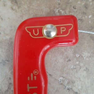 1970 / E-Z JUST / Model Airplane Control Line Handle / 5 Line Spread ...