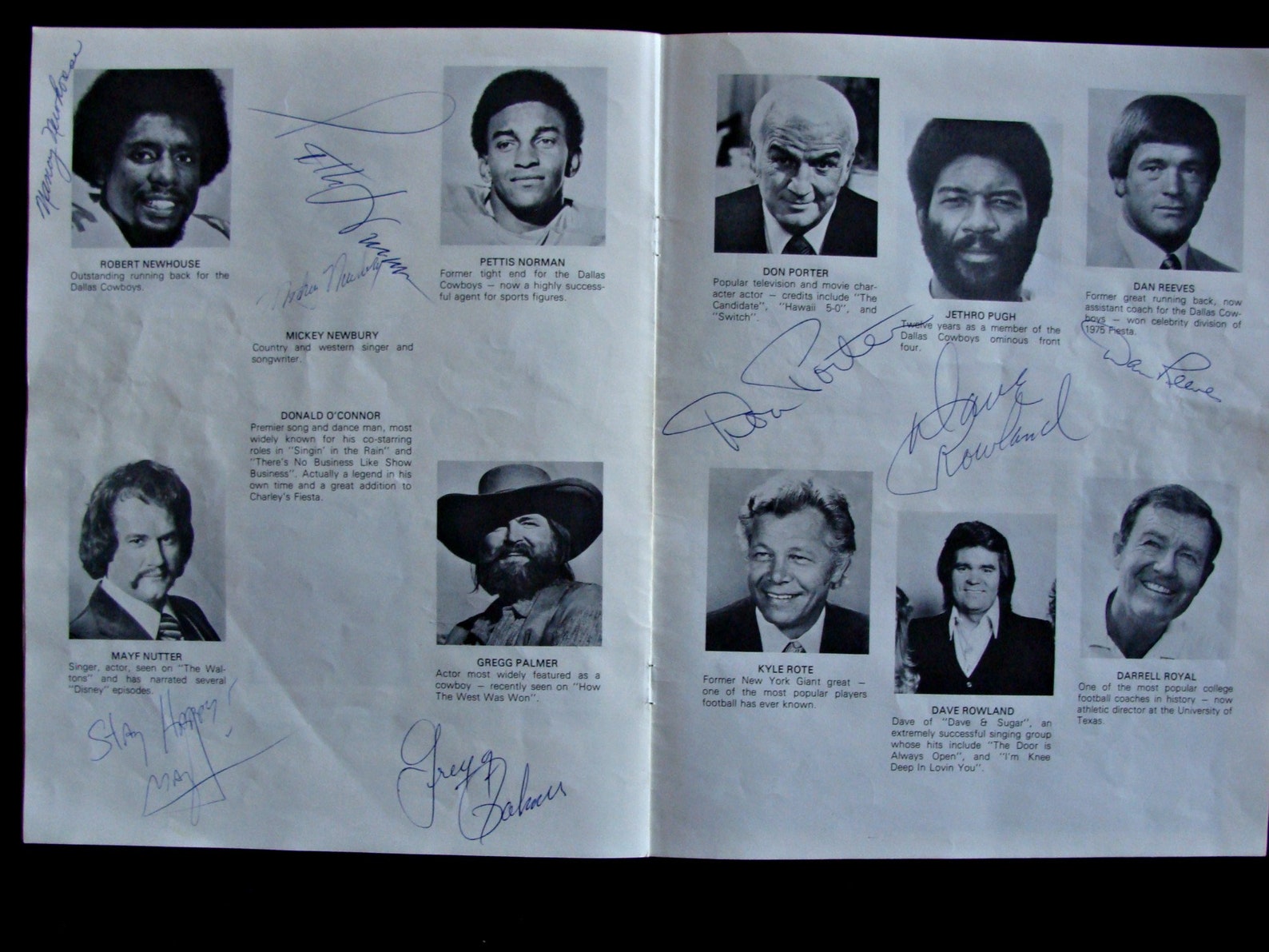 1978 / Charley Pride / Golf Fiesta / Autograph Collection / Fund Raiser ...