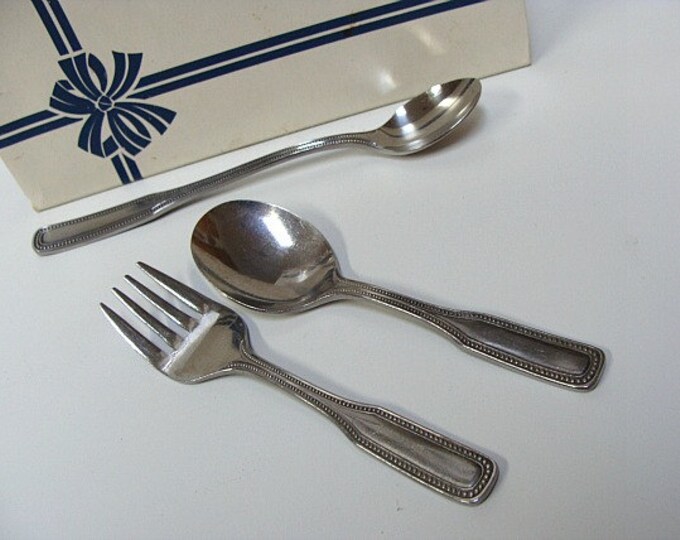 Vintage Baby Flatware Set Salem Stainless Pattern 1776 - Etsy