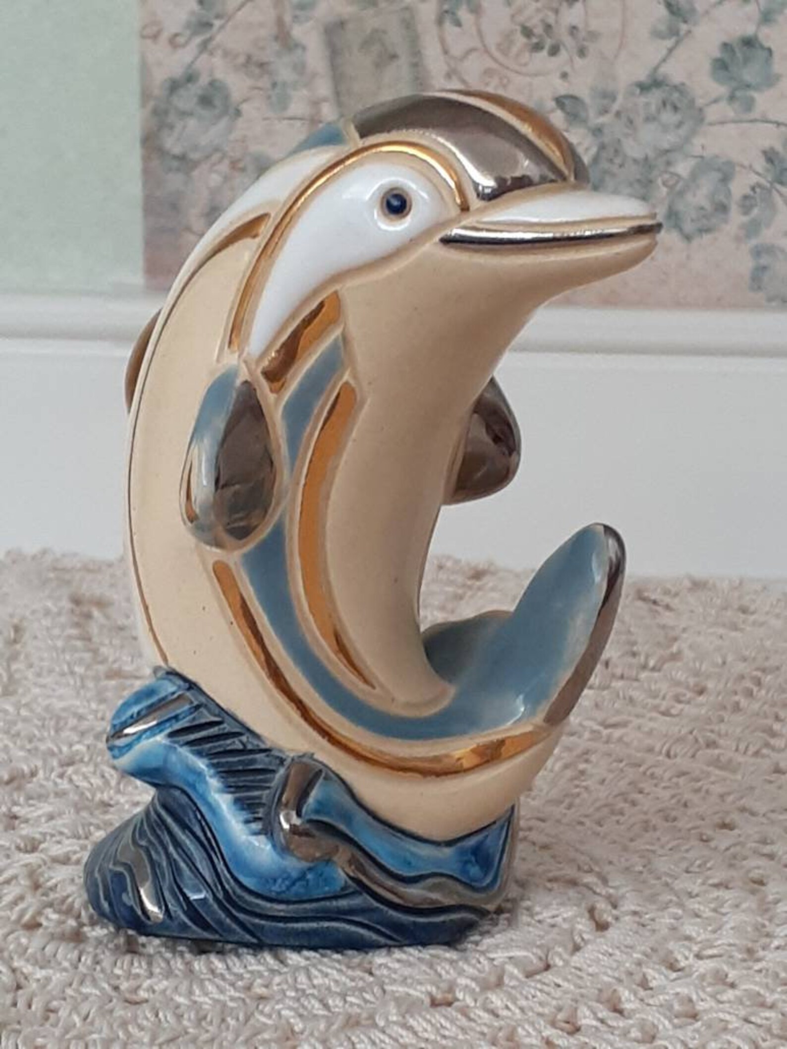 Vintage / Dolphin / Derosa Rinconada / Hand Crafted / Ceramic - Etsy