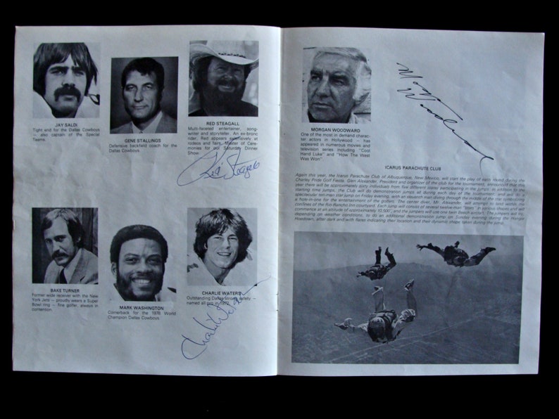 1978 / Charley Pride / Golf Fiesta / Autograph Collection / Fund Raiser ...