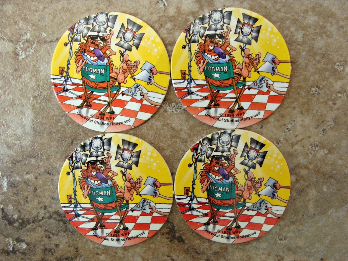 1994 & 1995 / Pog Man Pogs / EIGHT POGS / WPF / 6 McDonalds | Etsy