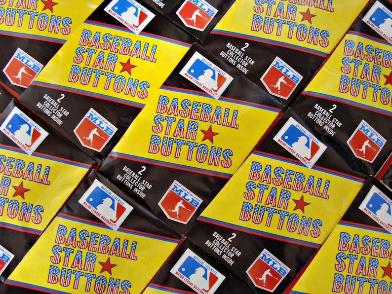 1992 / Major League Baseball / MLB / Baseball Star Buttons / Made in ...