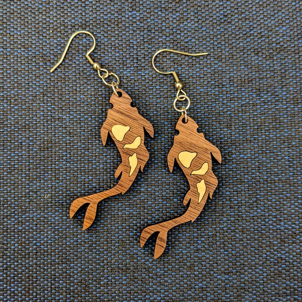 Koi Earrings - Etsy