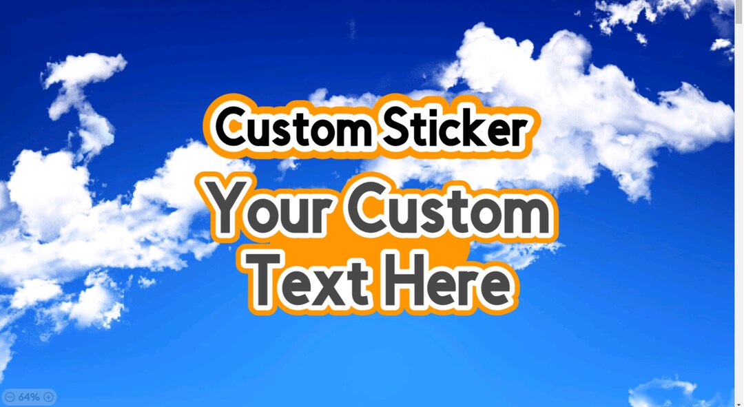 Custom Text Sticker | Build Your Own Sticker | Personalized Quotes ...