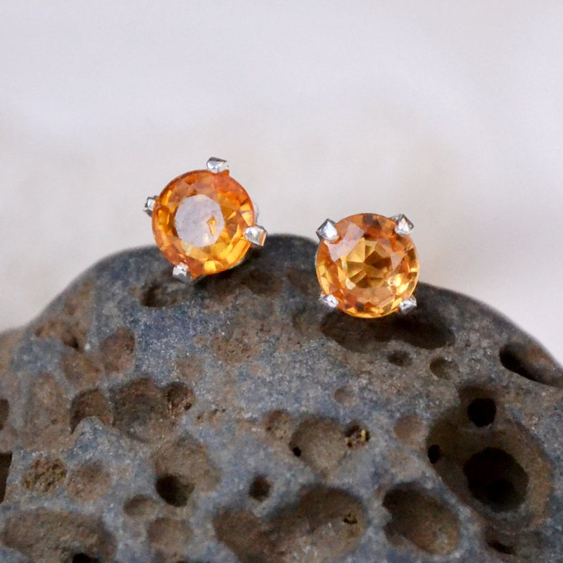 Orange Stud Earrings - Etsy