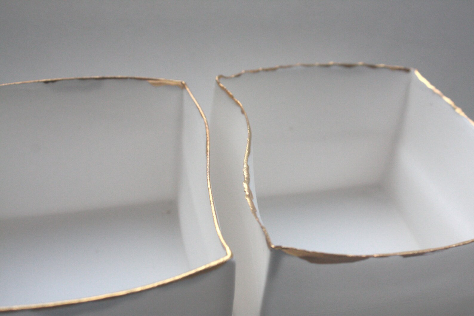 Big Snow White Cube Made From English Fine Bone China and Real - Etsy