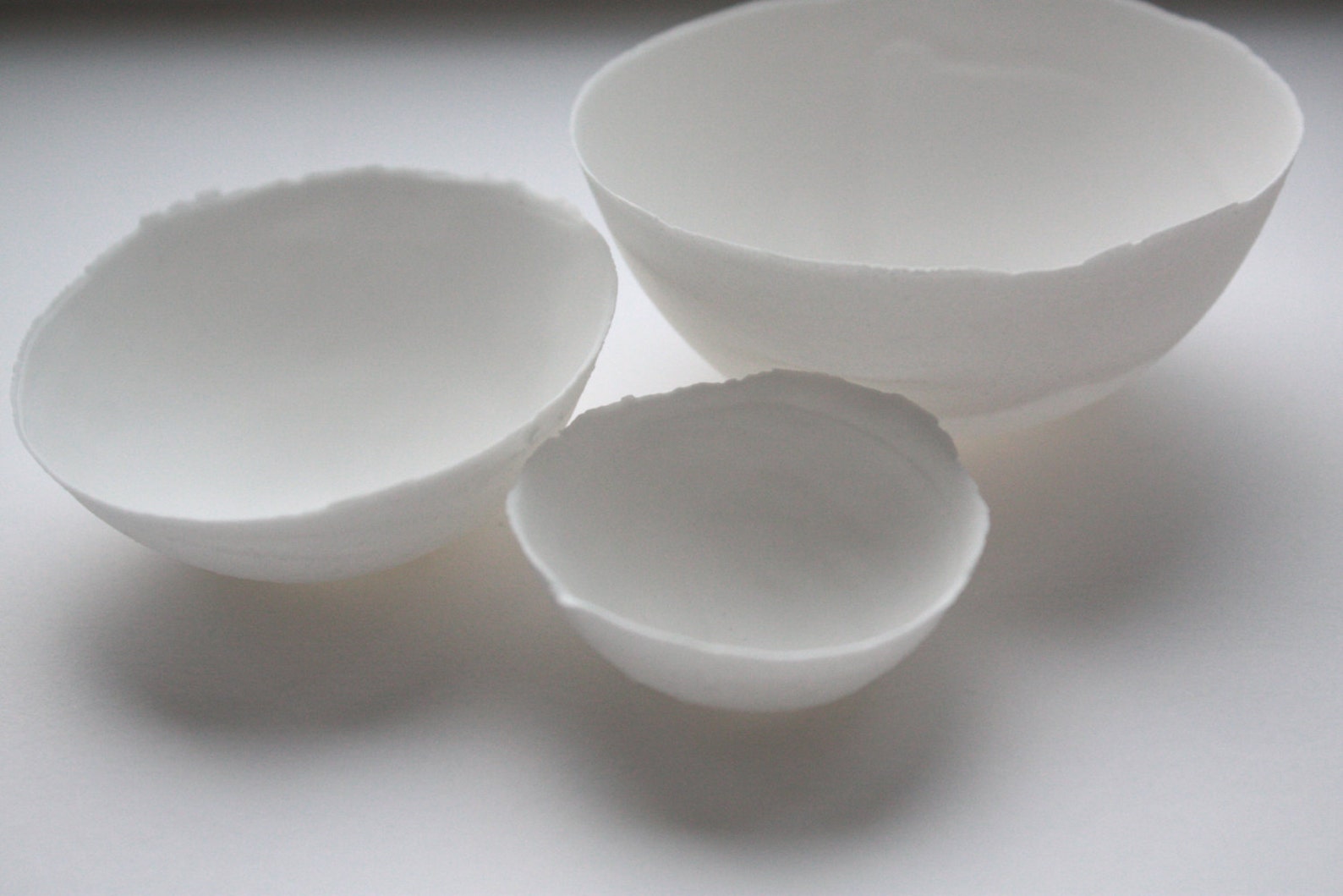 Set of 3 English Fine Bone China Nesting Stoneware Bowls | Etsy