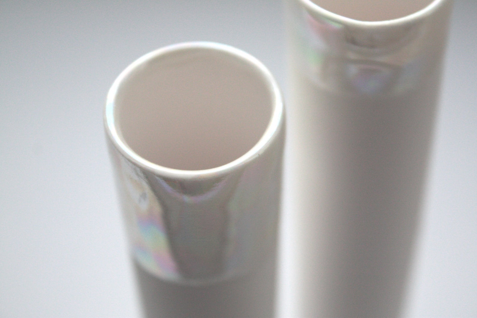 Decorative Thin Tall Mini Vase Made Out of Stoneware English Fine Bone ...
