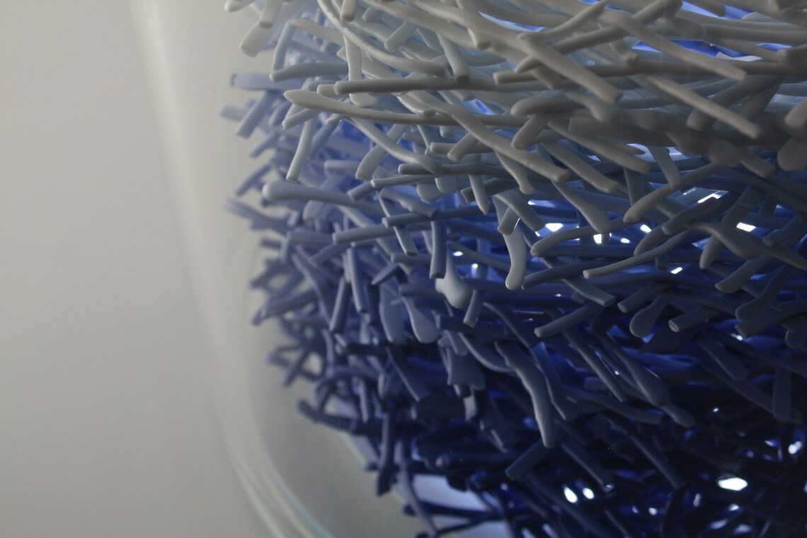 Fos Design Light With Porcelain Strands Unique Lighting - Etsy UK