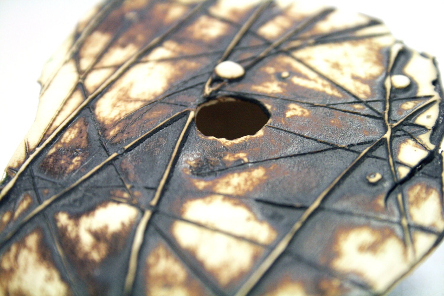 Abstract Ceramic Sculpture Vessel With Unique Texture Mini - Etsy