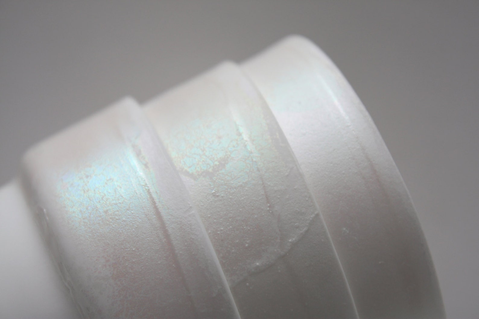 Mother of Pearl Pot. Pure White Fine Bone China Planter With a Hint of ...