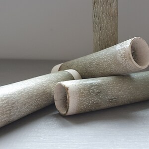 Decorative Thin Tall Mini Vase Made Out of Stoneware Porcelain With ...