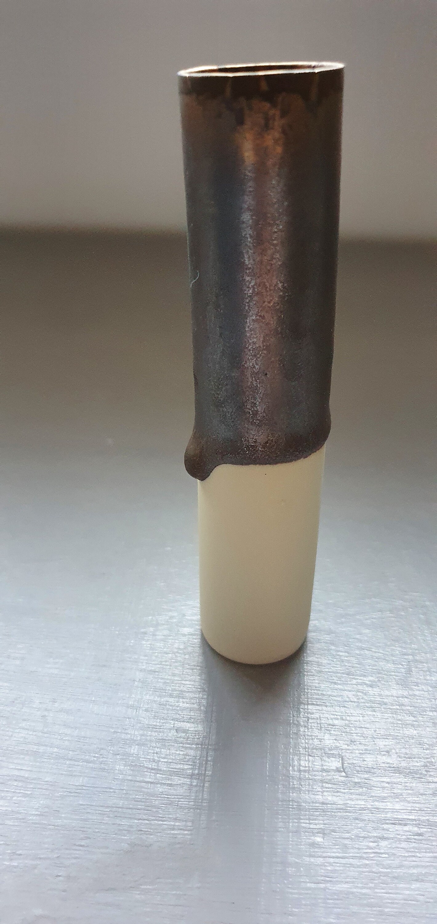 Decorative Thin Tall Mini Vase Made Out of Stoneware Porcelain - Etsy UK