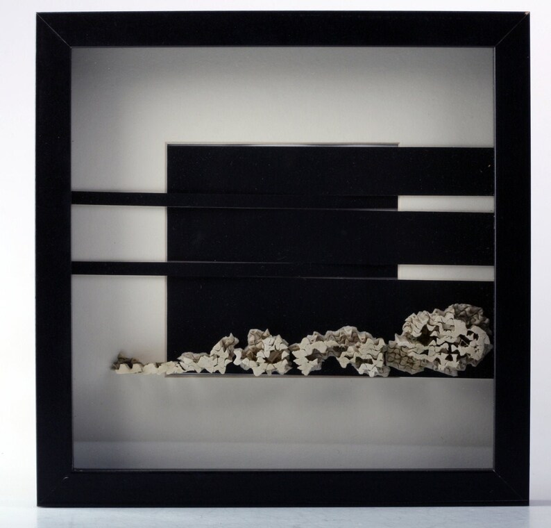 Square Black Box Frame With Ceramic.''giants - Etsy