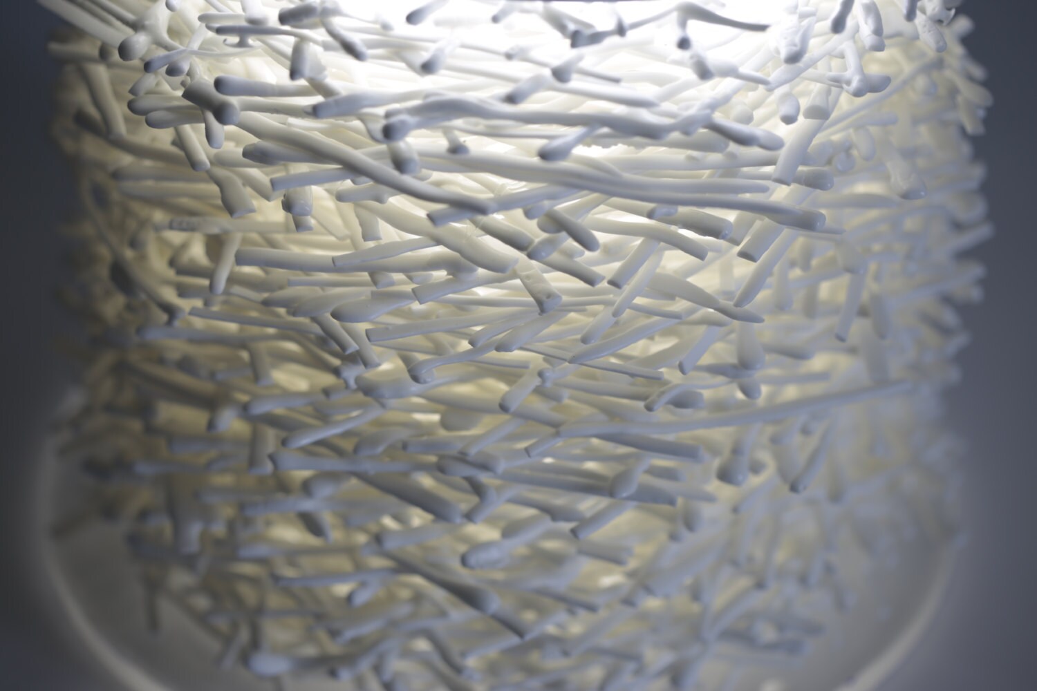 Design Light With Porcelain Strands Unique Lighting - Etsy UK