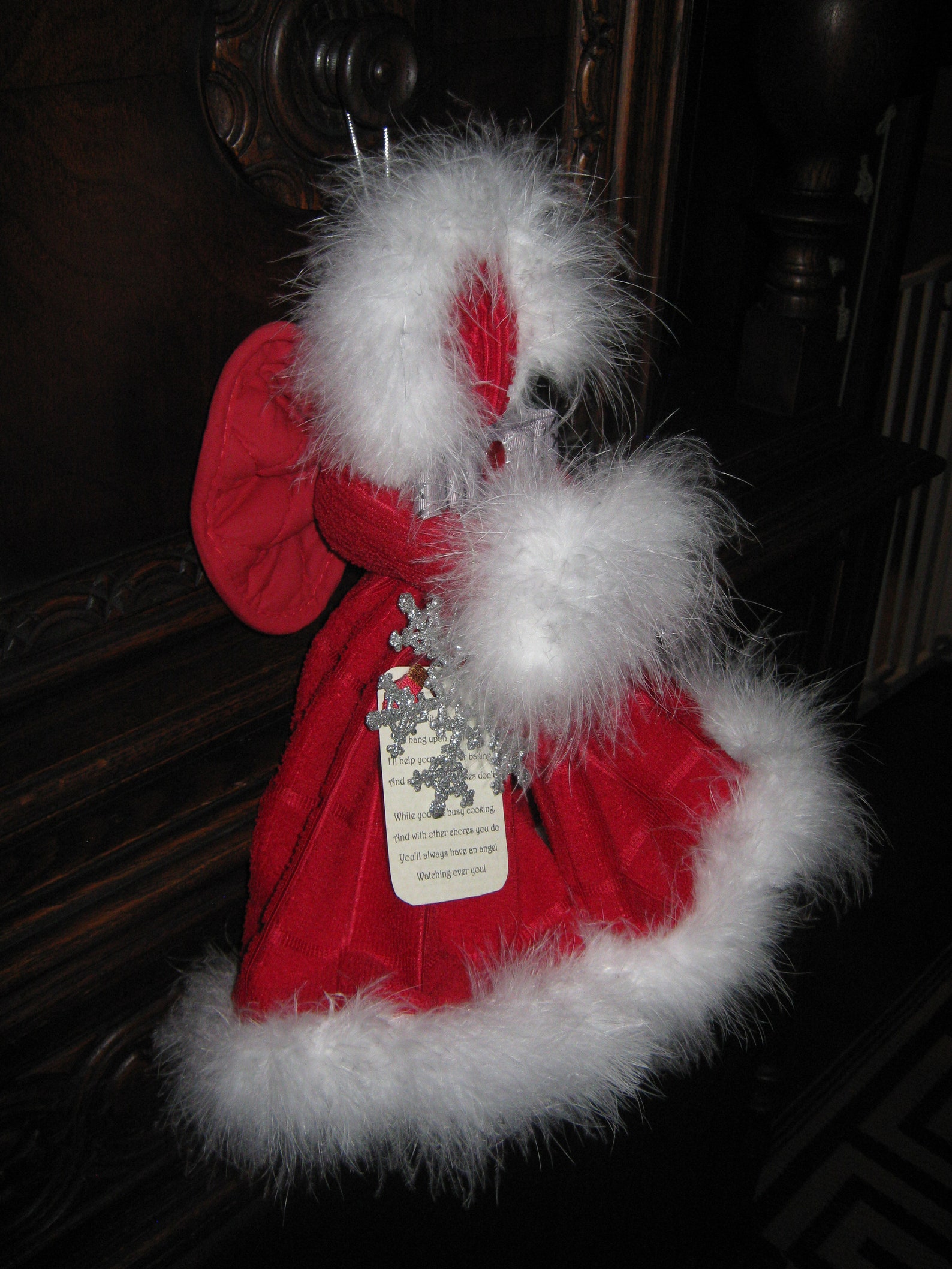 Christmas Kitchen Towel Angel - Etsy