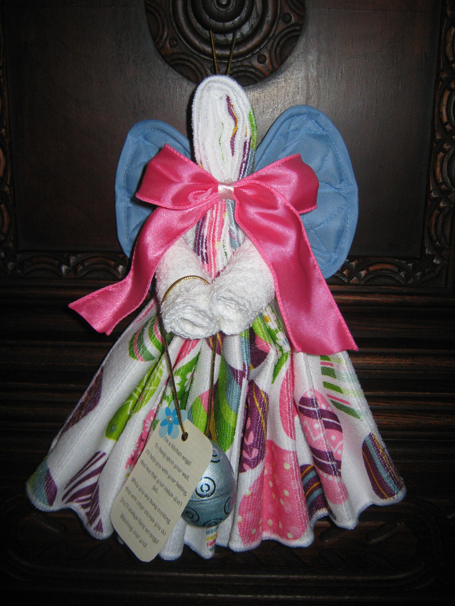 Easter Kitchen Towel Angel - Etsy