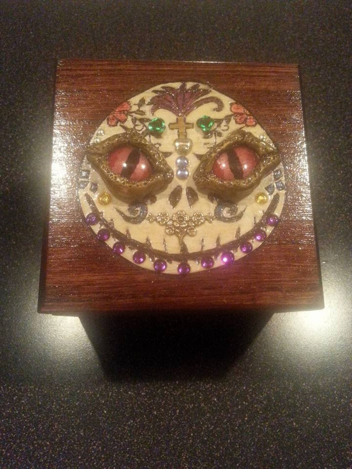 Sugar Skull Jack Box - Etsy