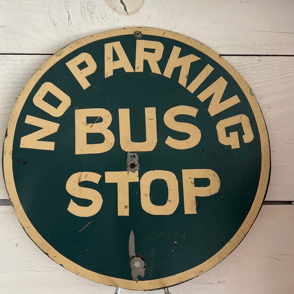 Bus Stop Sign - Etsy
