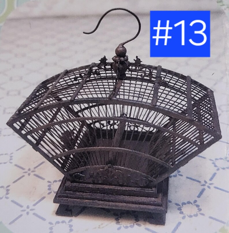 Dollhouse Miniature DIY 1:12 Bird Cage, Wind Lantern - Etsy