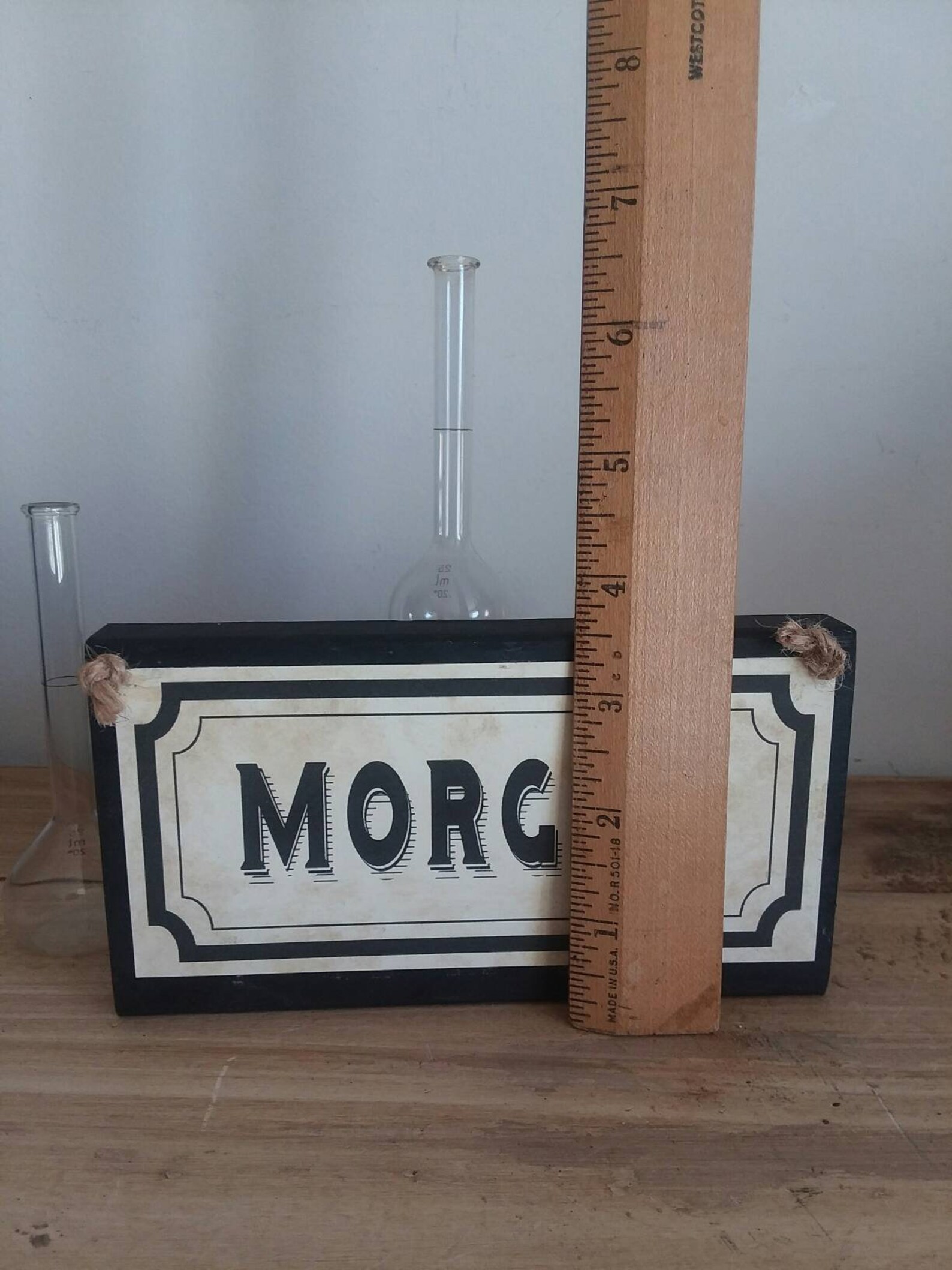 Morgue Sign, Halloween Mortuary Wall Decor, Funeral Home, Creepy Scarey ...