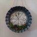 Gothic Handmade Halloween Art Wall Decor, Haunted House Clock, One of a ...