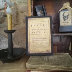 Salem Witch Trials, Decorative Book, Display Photo Prop, Gift for Witch ...